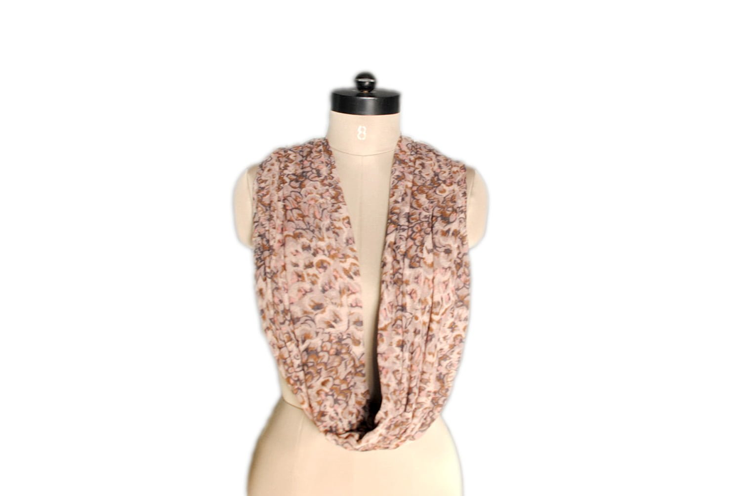 Autumn Hued Infinity loop Scarf | Let's Expresso
